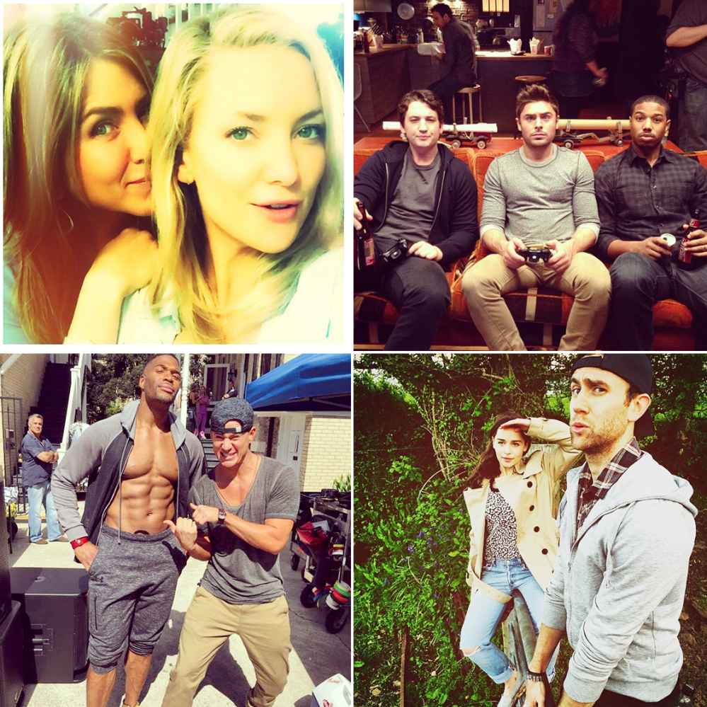 Stars on Movie Sets | Us Weekly