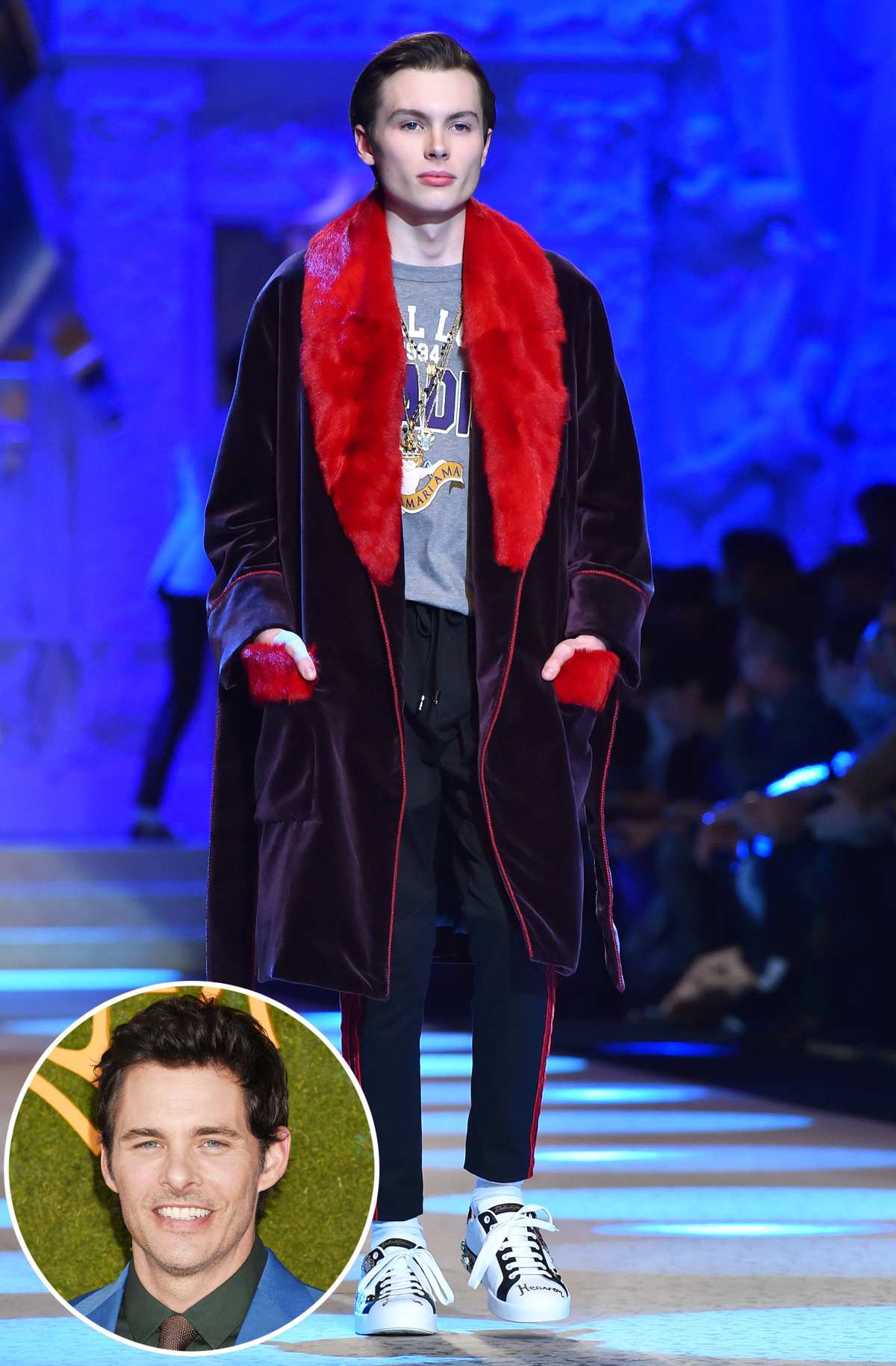 Hollywood Celeb Sons Walk in Dolce & Gabbana FW-18 Show in Milan