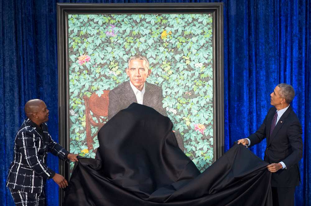 Barack Obama, Michelle Obama Unveil Their Official Portraits | Us Weekly