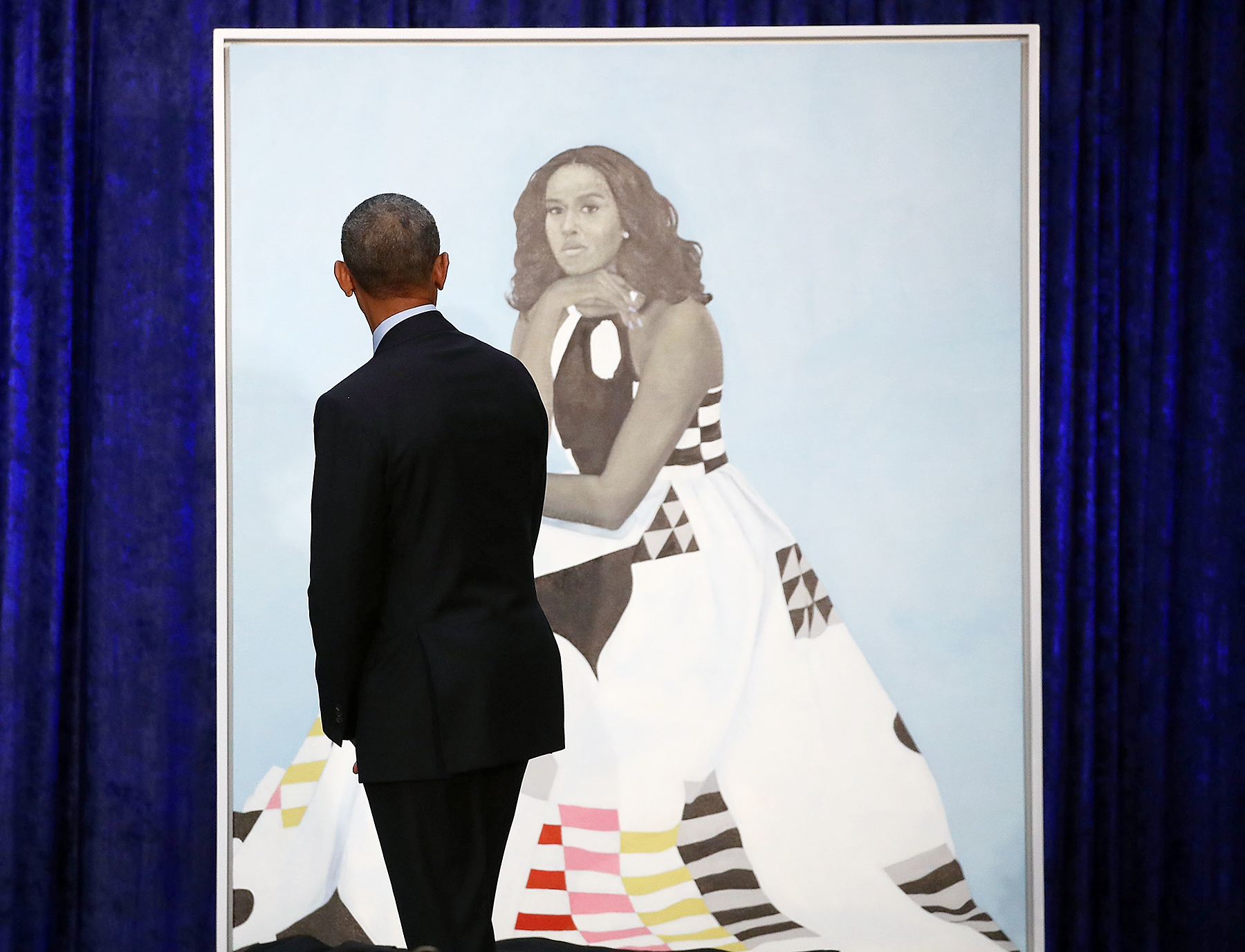 Barack Obama, Michelle Obama Unveil Their Official Portraits | Us Weekly