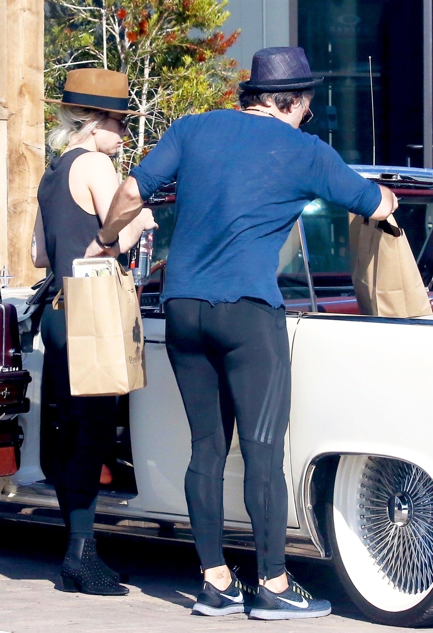 Lady Gaga, Fiance Christian Carino Cuddle on Malibu Beach
