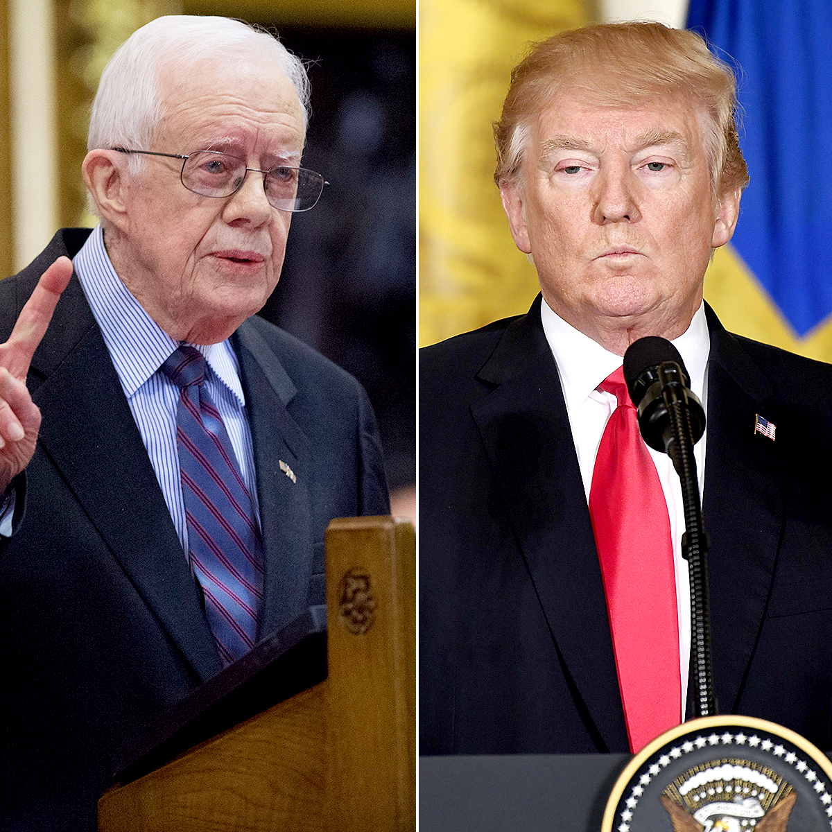 Jimmy Carter Talks Donald Trump, Stormy Daniels Scandal | Us Weekly