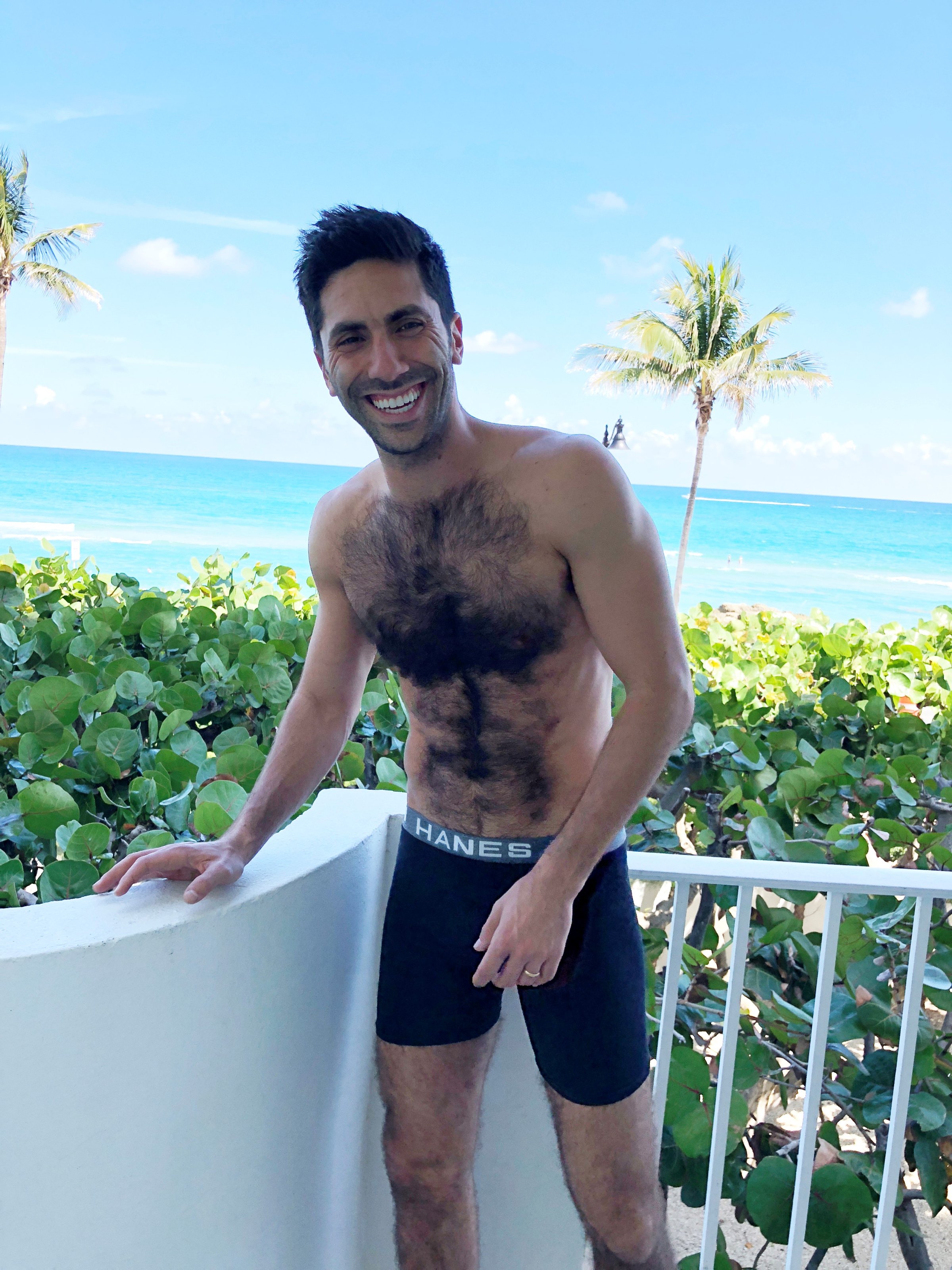 Antoni Porowski, Victor Cruz, Nev Schulman Pose in Hanes Campaign | Us ...