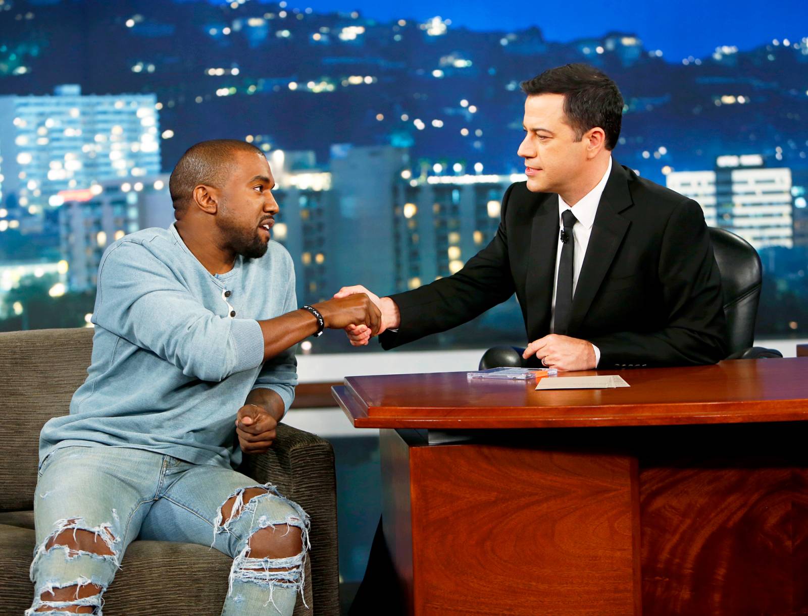Jimmy Kimmel Mocks Kanye West's TMZ Interview | Us Weekly