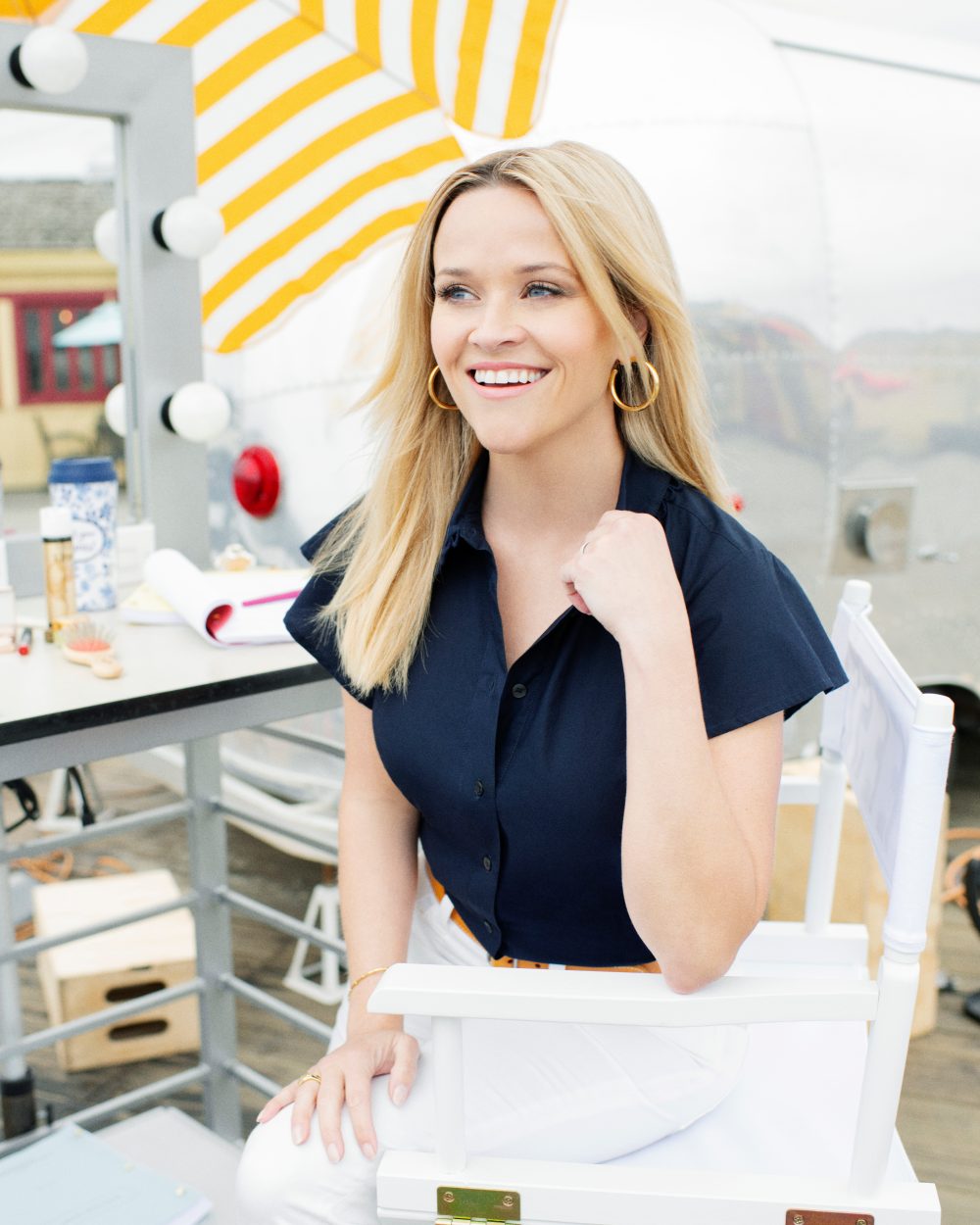 Reese Witherspoon Models Draper James Summer 2018 Collection