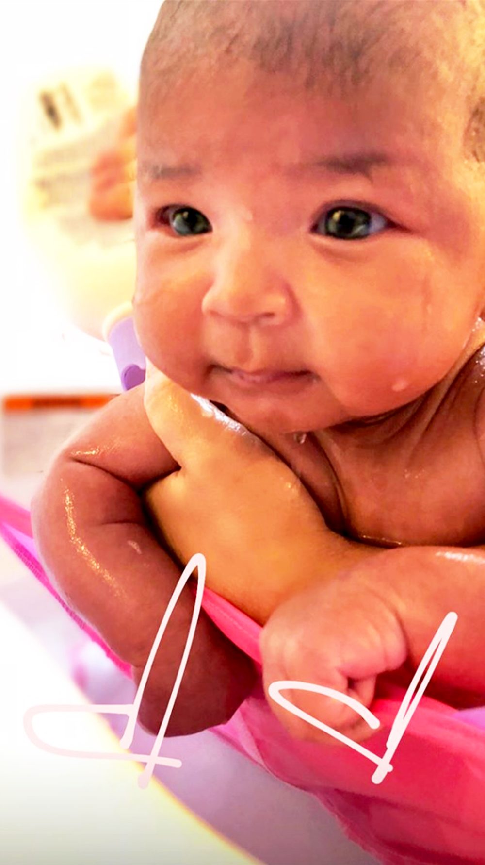 Khloe Kardashian Shares Photo of Baby True in the Bathtub | Us Weekly