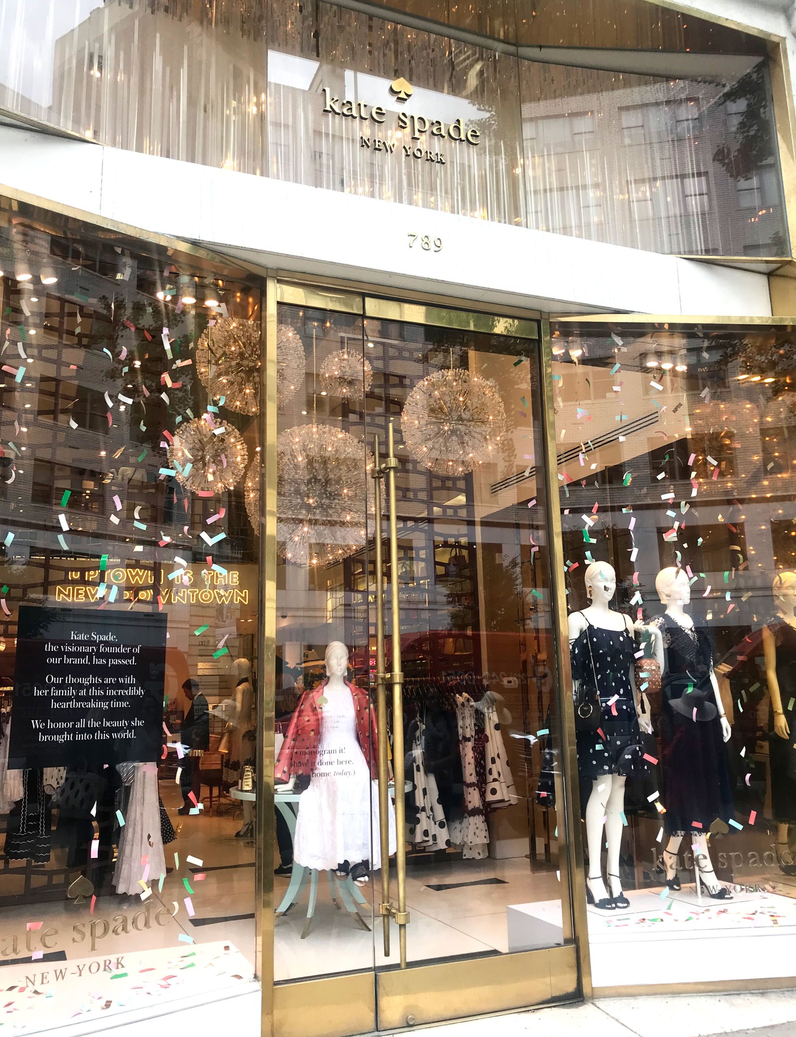 Kate Spade Store Windows Changed in Tribute After Her Death: Pics | Us ...
