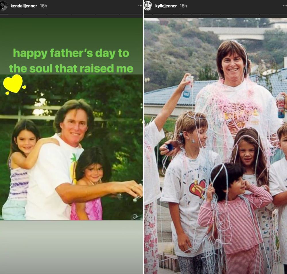 Kylie and Kendall Jenner Wish Caitlyn a Happy Father’s Day | Us Weekly