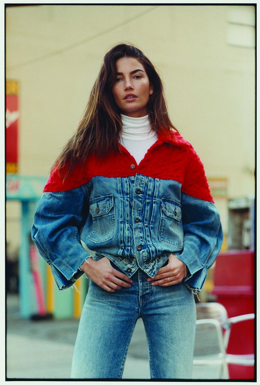 Lily Aldridge’s Fall-Winter 2018 Levi’s Made & Crafted Campaign: Pics