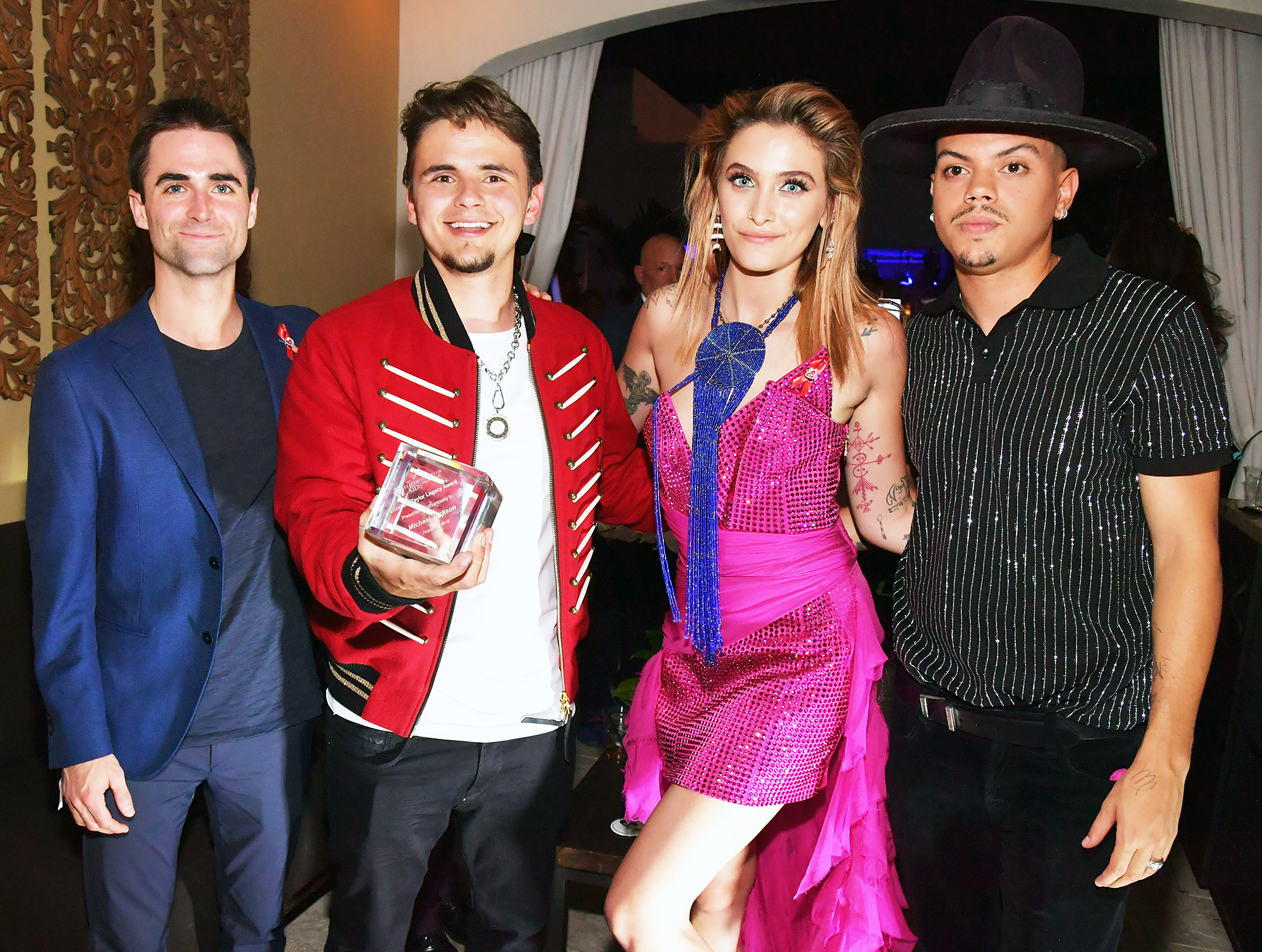 Evan Ross And Michael Jackson