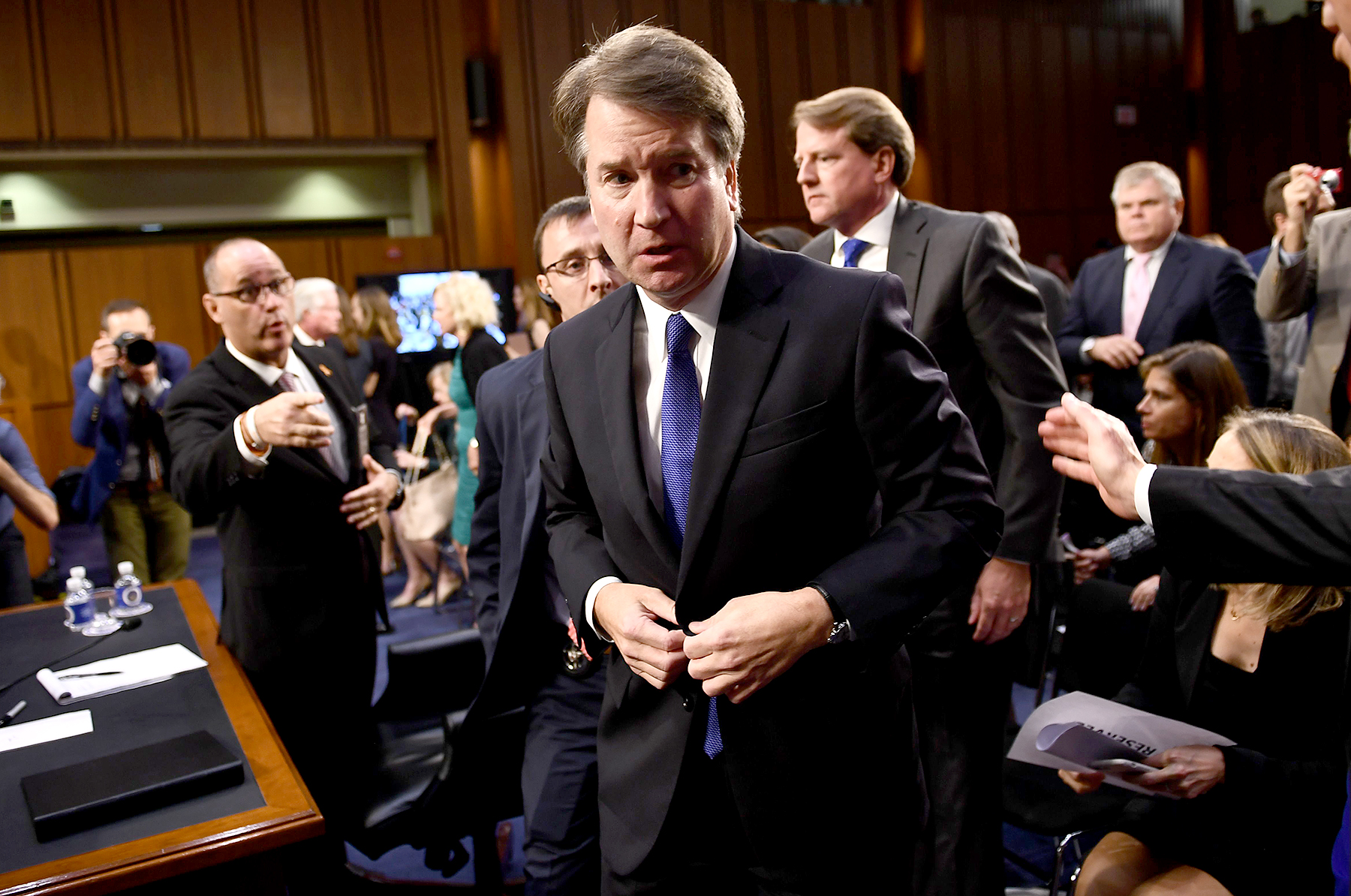 Brett Kavanaugh Snubs Handshake From Parkland Victim’s Father | Us Weekly