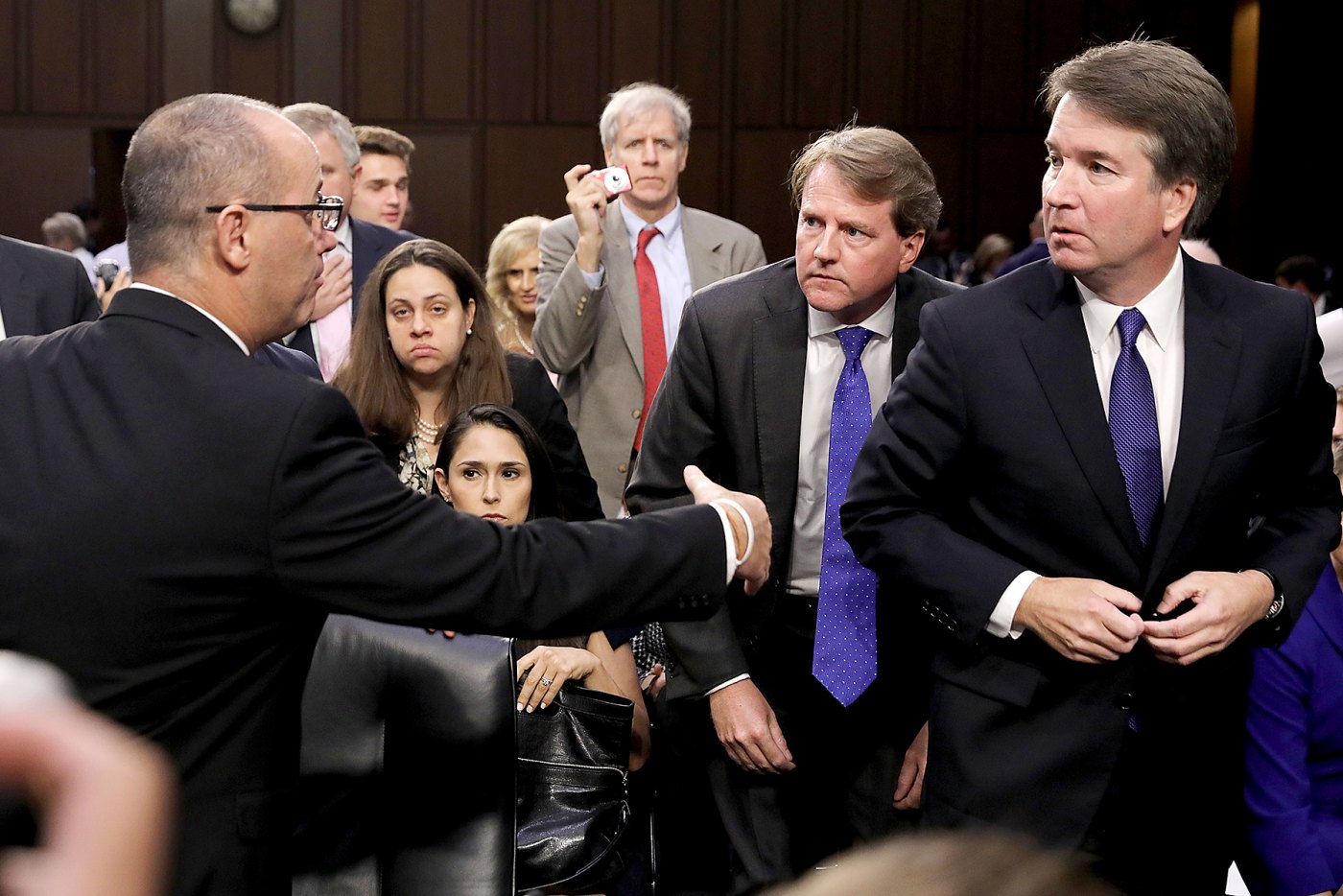 Brett Kavanaugh Snubs Handshake From Parkland Victim’s Father | Us Weekly