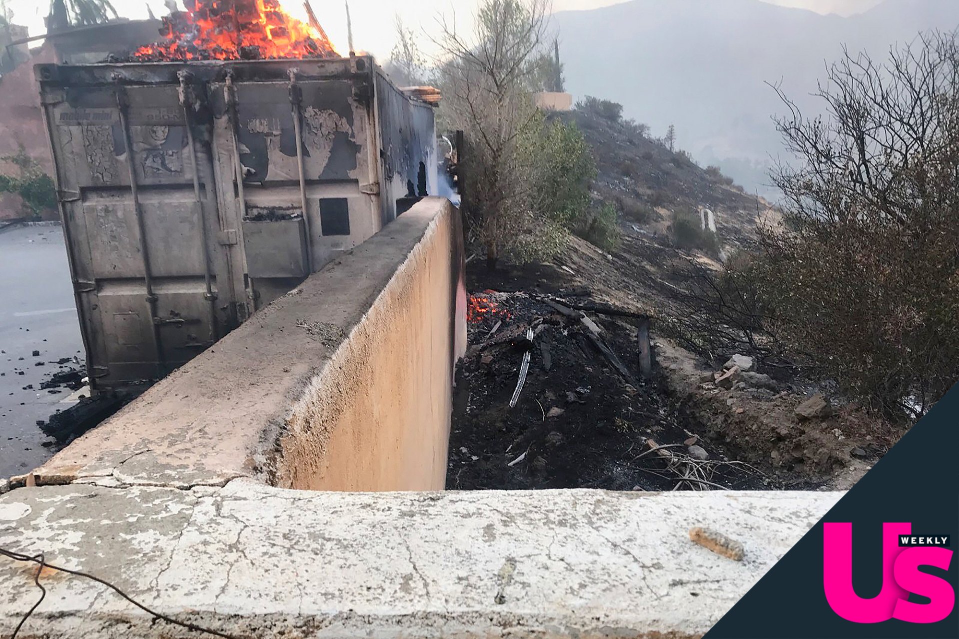 California Wildfires Set ‘Bachelor’ Mansion on Fire | Us Weekly