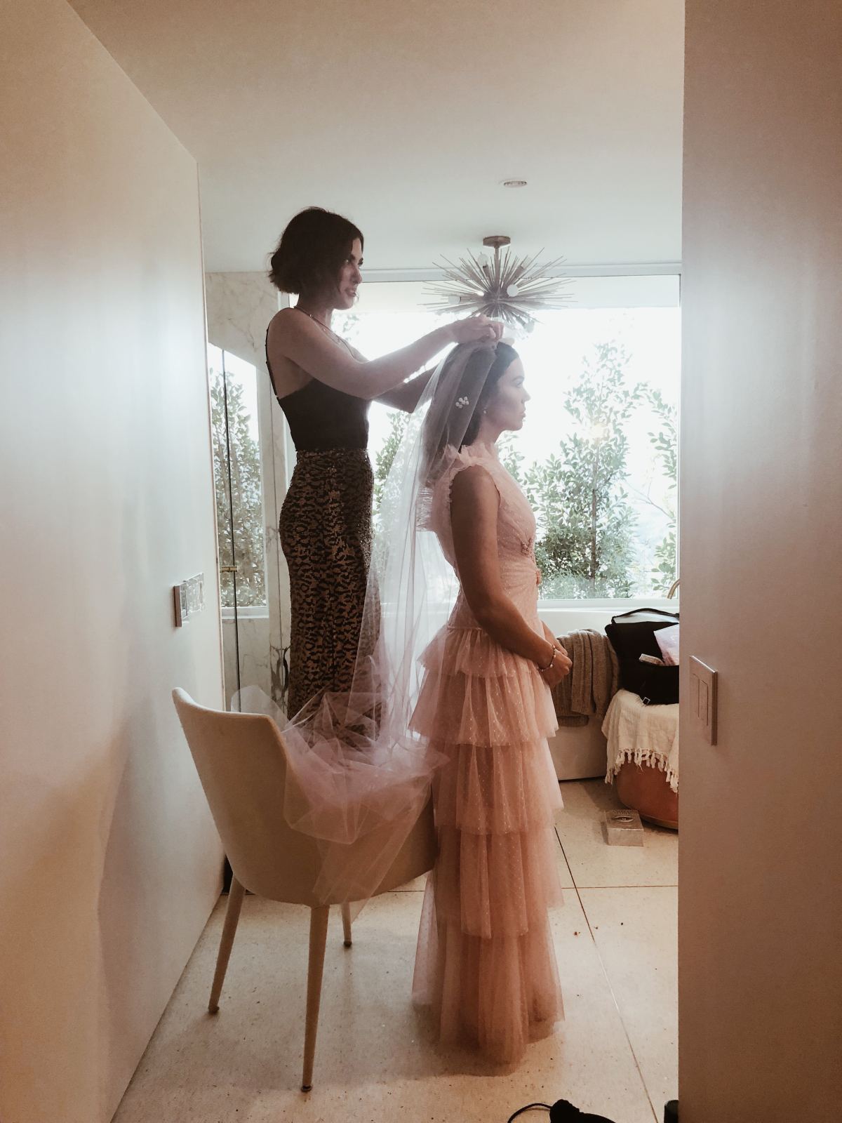 Mandy Moore’s Pink Rodarte Wedding Dress, Beauty Look: Pics | Us Weekly
