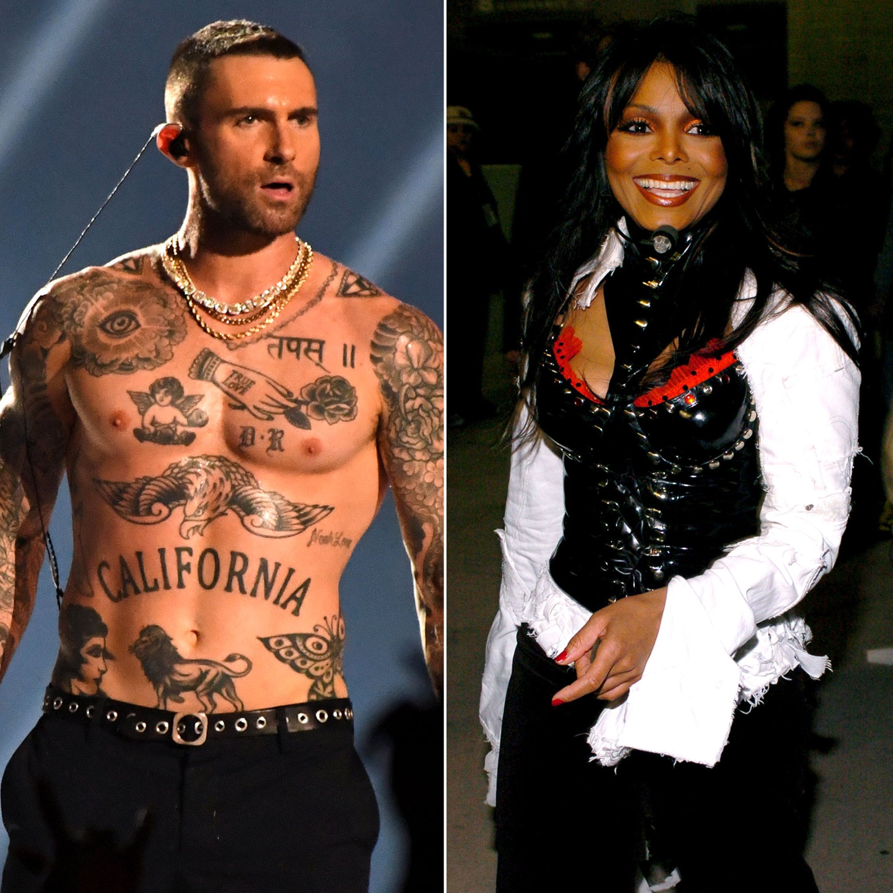Fans Ask Why Adam Levine Can Show His Nipples, Janet Jackson Can’t | Us ...