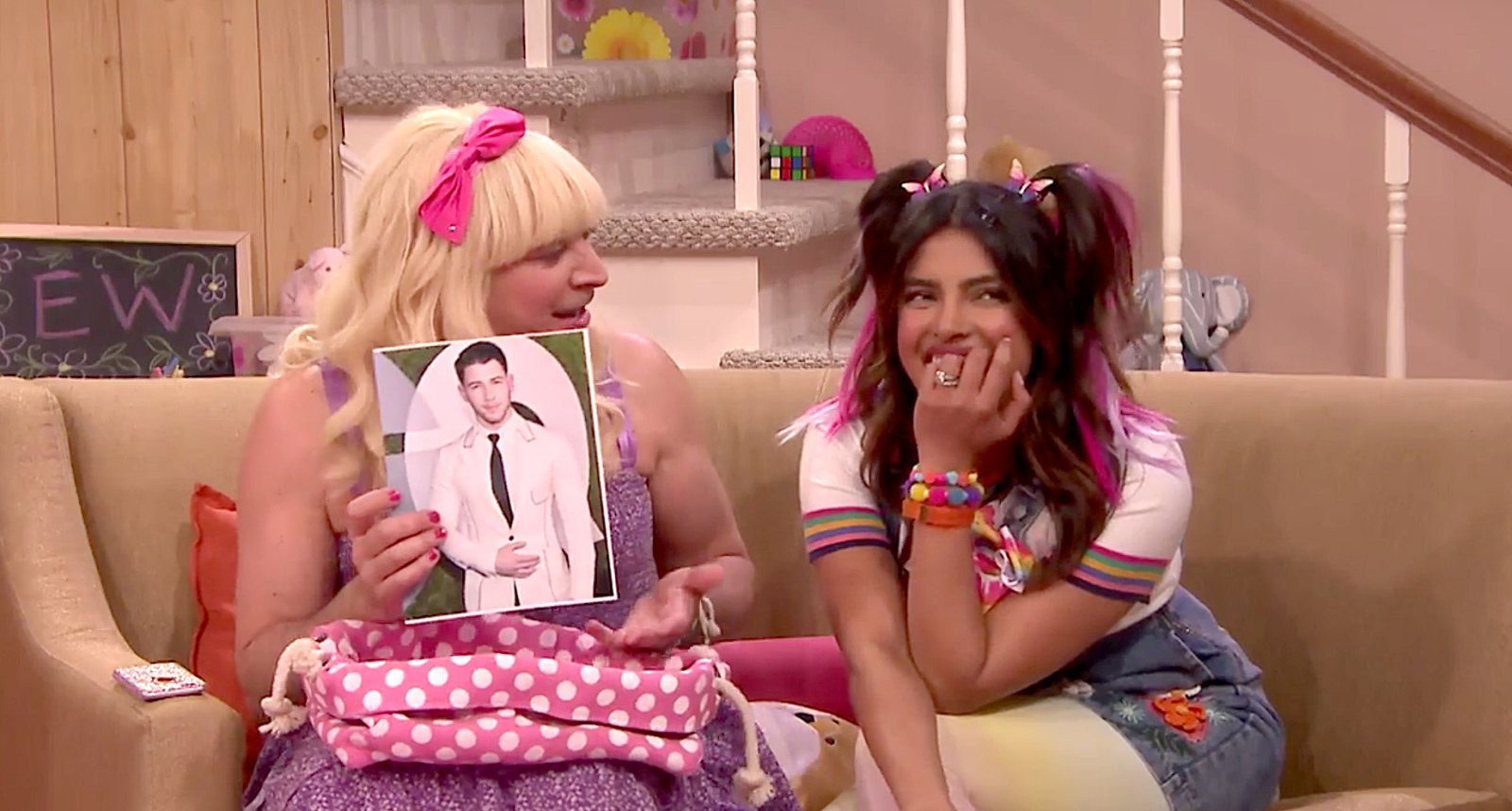 Priyanka Chopra Jonas Swoons Over Nick Jonas in Fallon’s ‘Ew’ Skit | Us ...