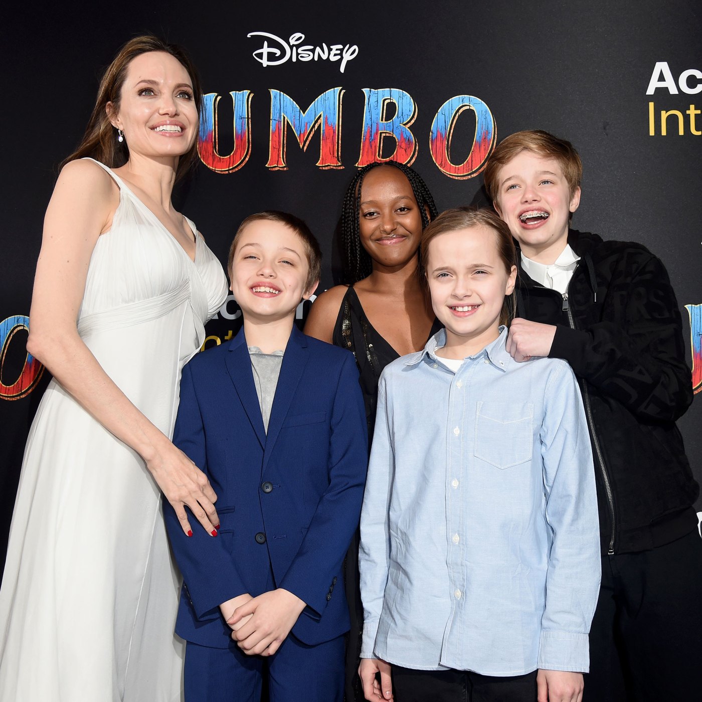 Angelina Jolie Beams at 'Dumbo' Premiere With 4 Kids: Pics