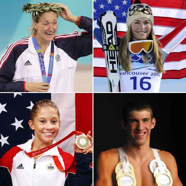 Famous Olympic Athletes: Then and Now Pictures