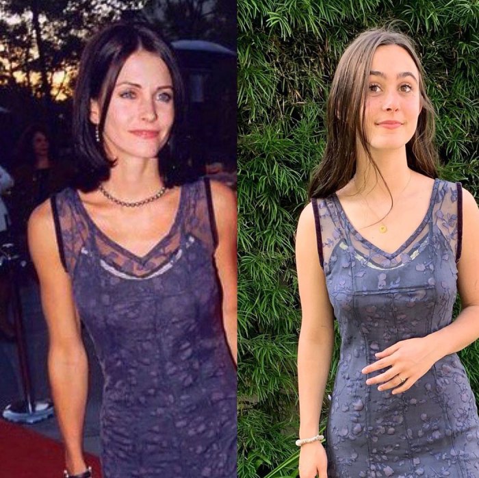 Courteney Cox’s Daughter Coco Rewears Her Dress From 21 Years Ago | Us ...