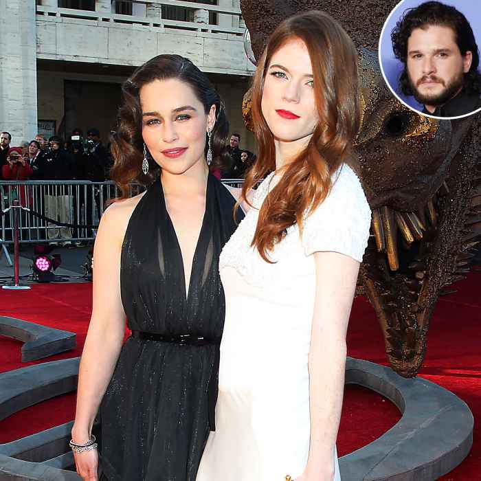 Emilia Clarke, Rose Leslie Travel to India After Kit Harington’s ...