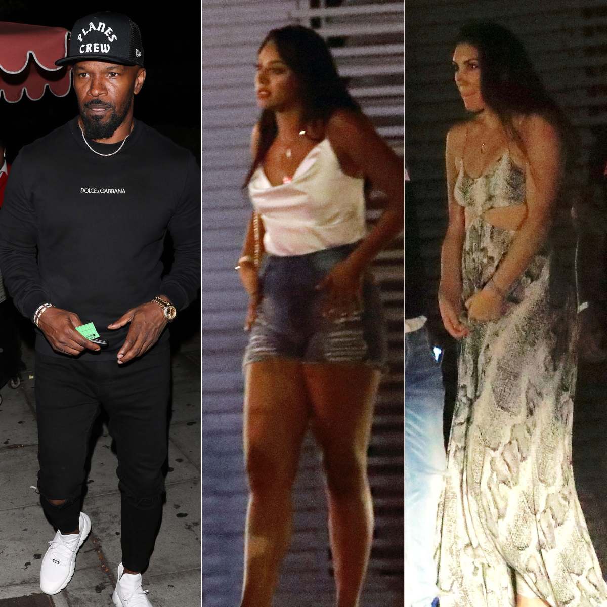 Jamie Foxx Dines With Rumored Flame Sela Vave, Ex Kristin Grannis | Us ...