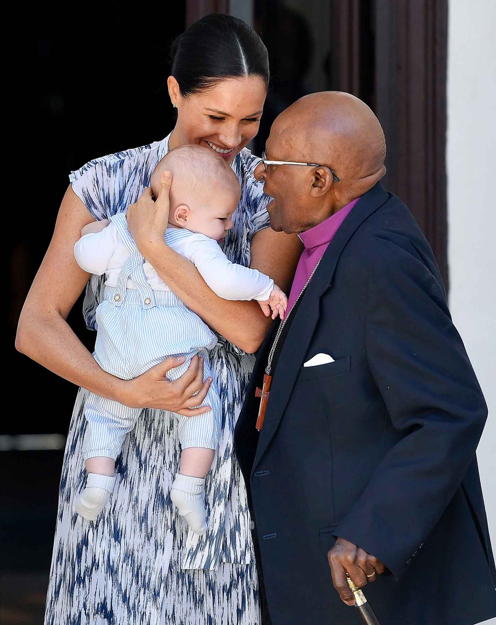 Baby Archie Wears H&M Denim Overalls in South Africa | Us Weekly