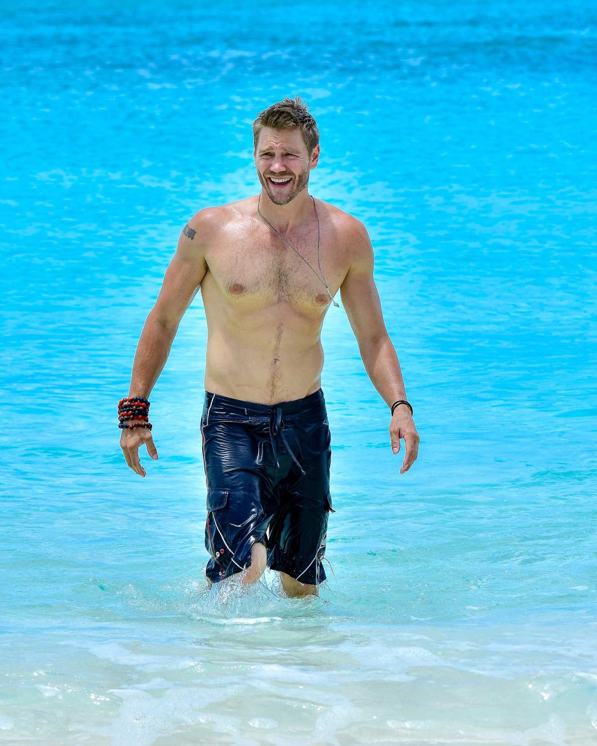 Hottest Celebrity Men at the Beach in Swim Trunks, Shirtless | Us Weekly