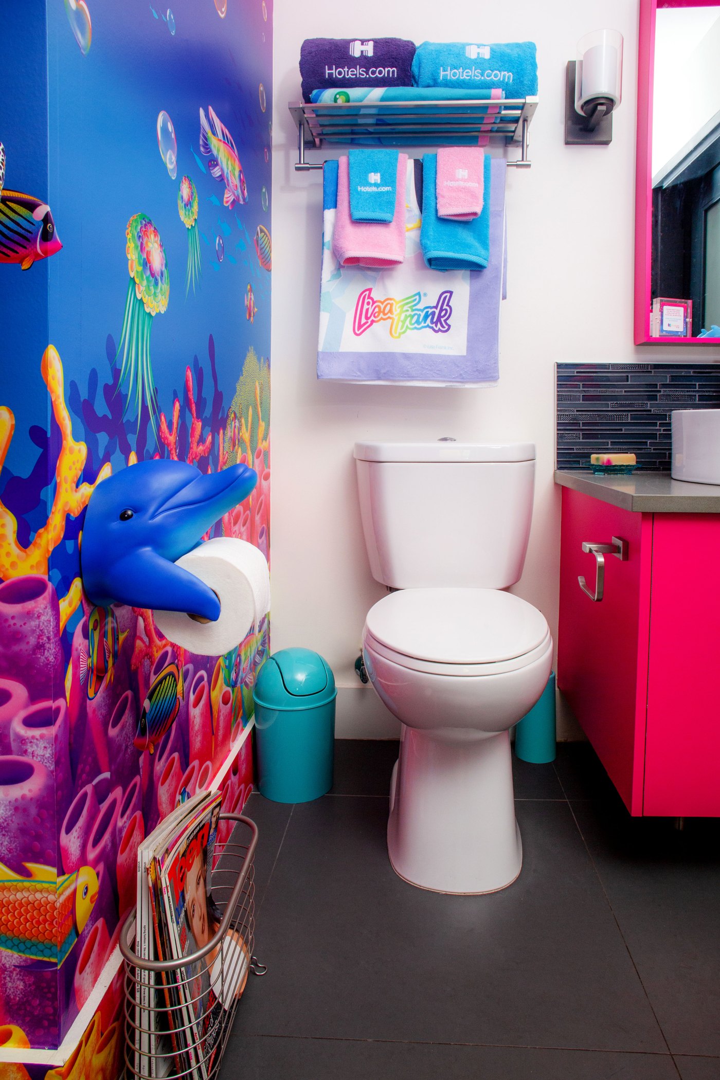 Lisa Frank Hotel Suite Features '90s Snacks, More: Photos | Us Weekly