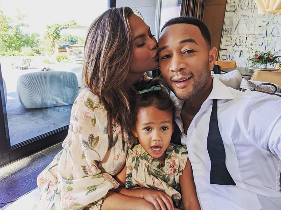 John Legend Sings With Chrissy Teigen, Luna on Christmas Release | Us ...