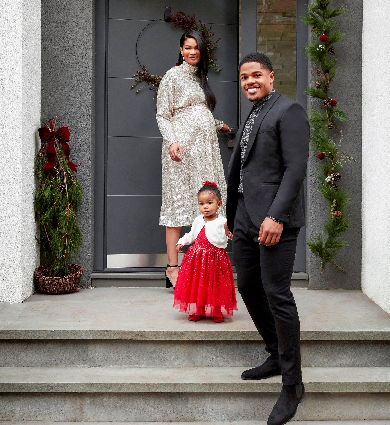 Chanel Iman and Sterling Shepard 2019 H&M Holiday Campaign: Pics | Us ...