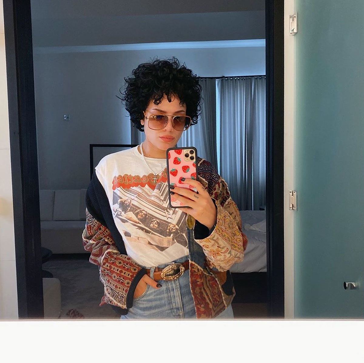 Celebs With Curly Hair: Perms, Spirals, Natural Coils Hair Trend | Us ...