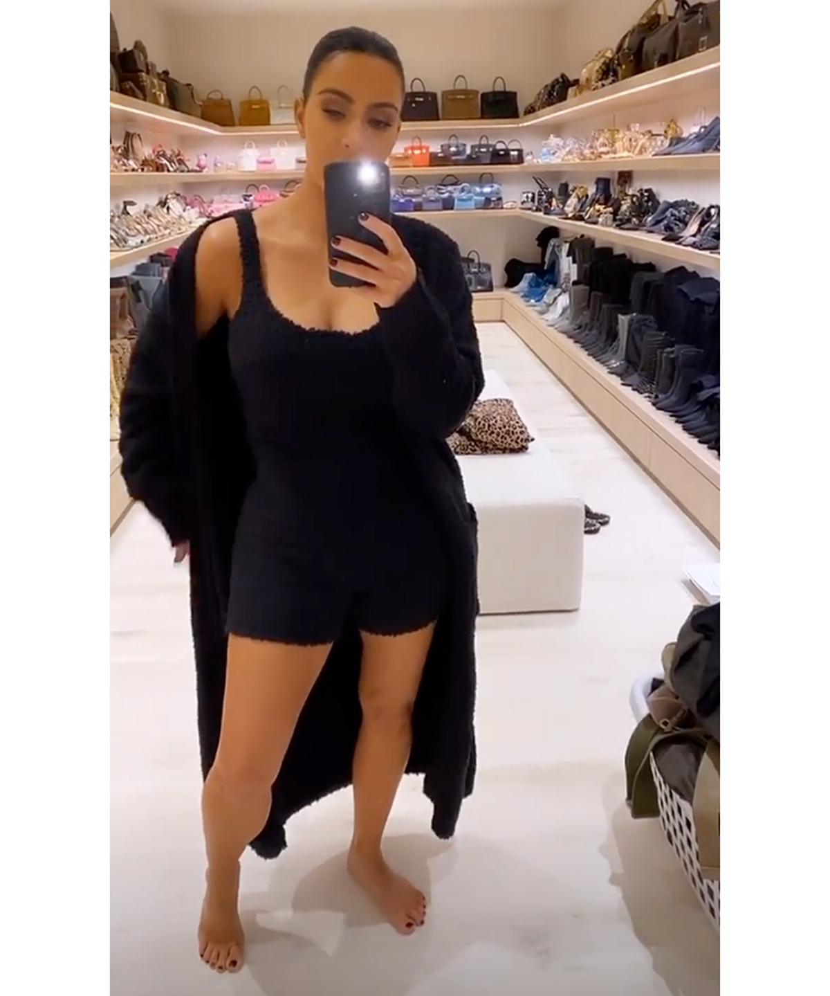 Kim Kardashian Teases Purse and Shoe Closet on Instagram: Pics | Us Weekly