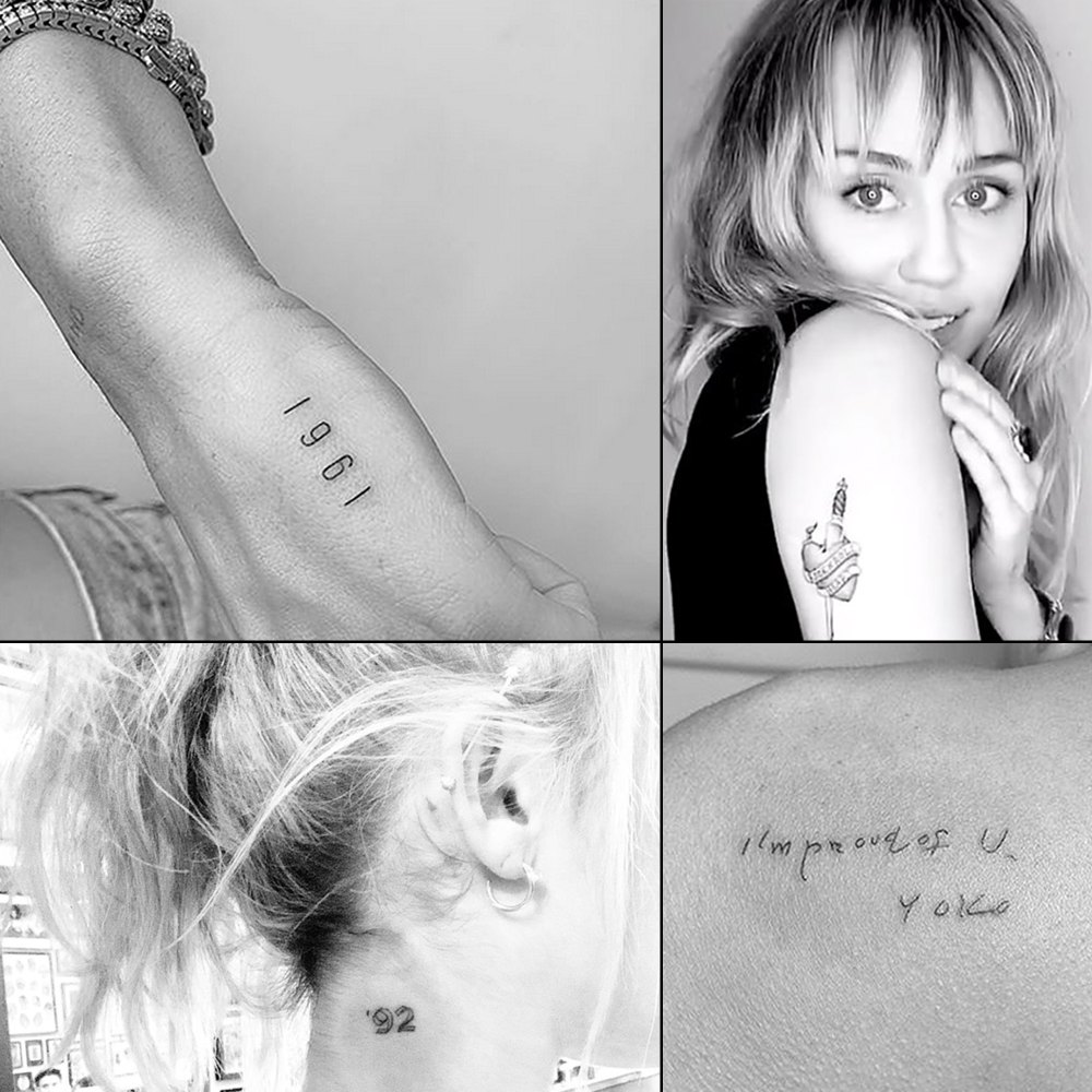 Miley Cyrus Tattoos Since Split With Liam Hemsworth 6699