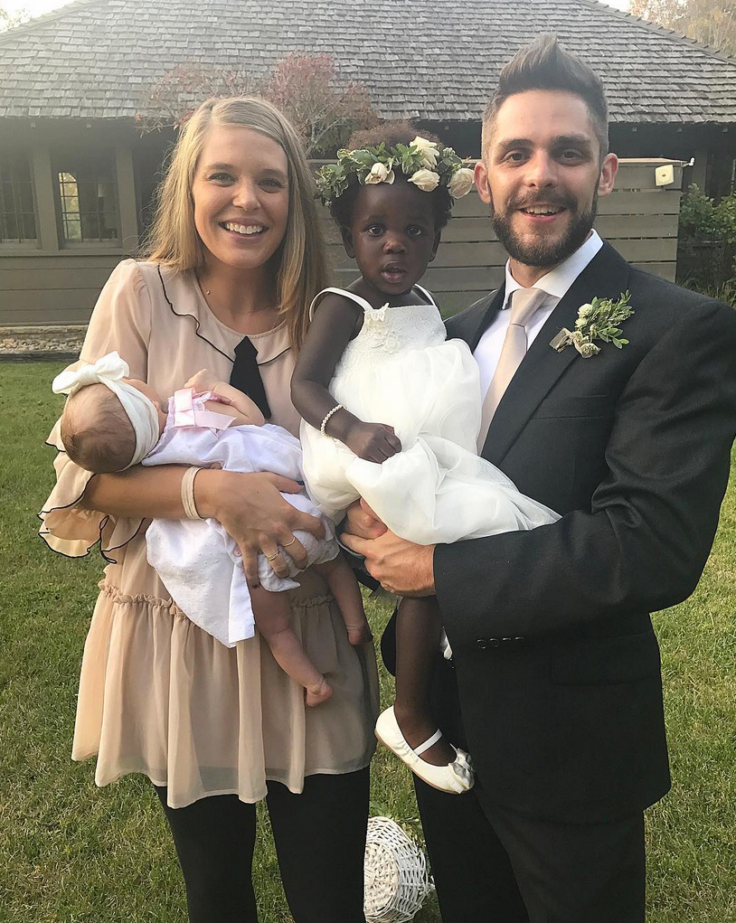 Thomas Rhett, Lauren Akins’ Sweetest Moments With Family: Pics | Us Weekly