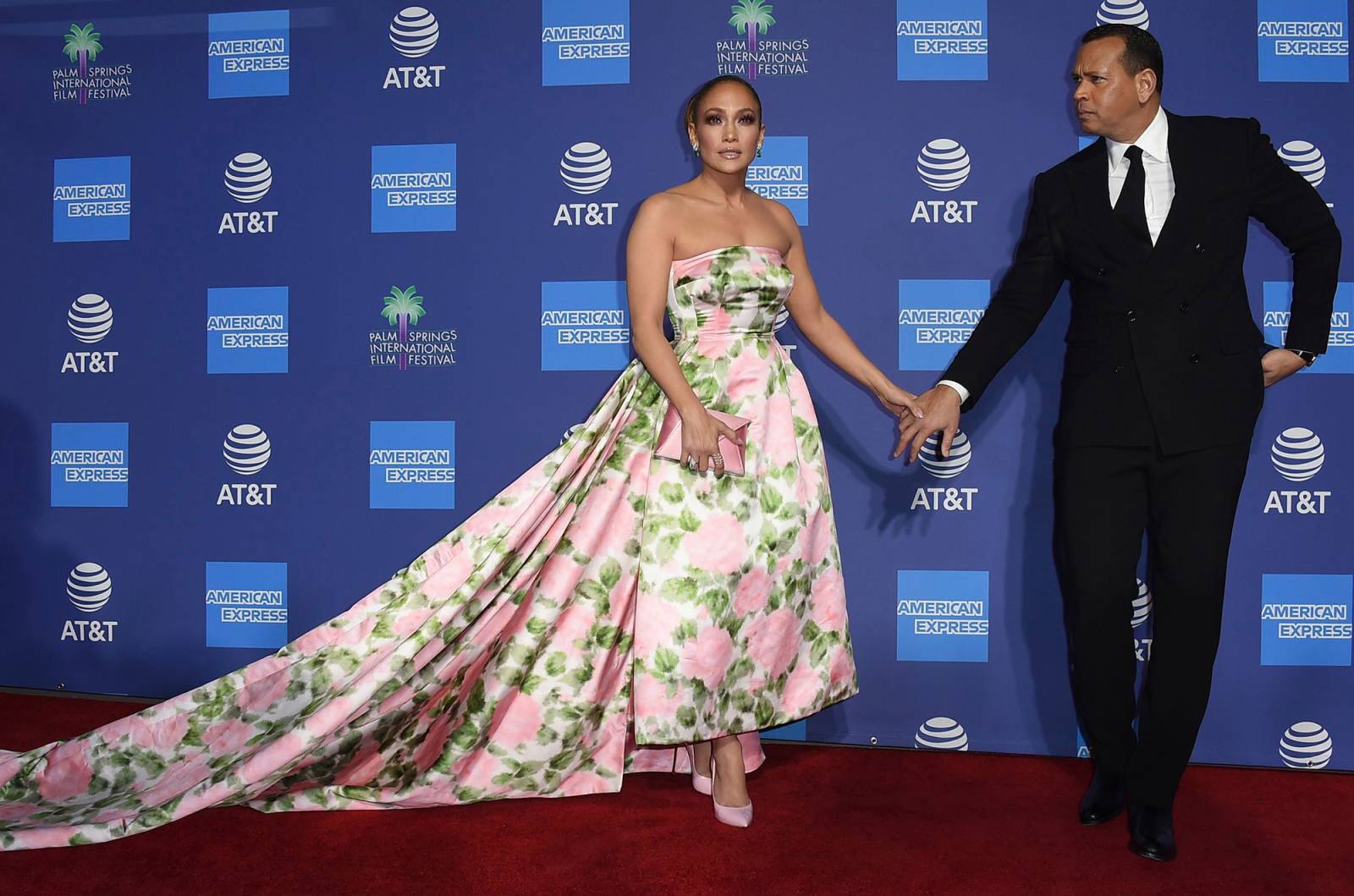 Jennifer Lopez Gushes Over Aaron Rodriguez at Palm Springs Film ...
