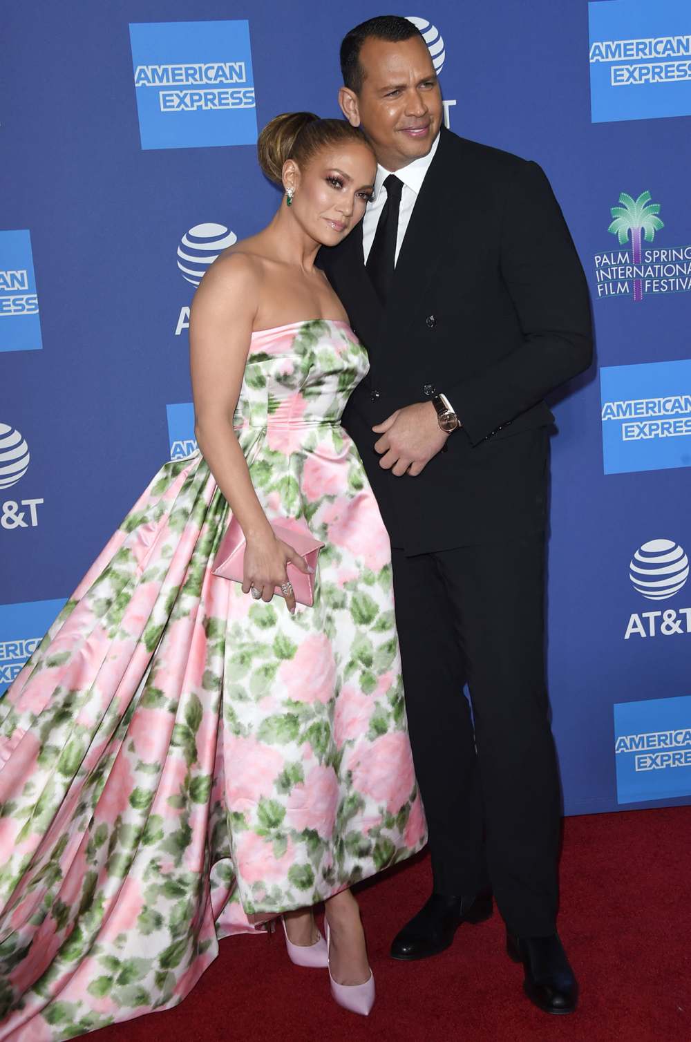 Jennifer Lopez Gushes Over Aaron Rodriguez at Palm Springs Film ...