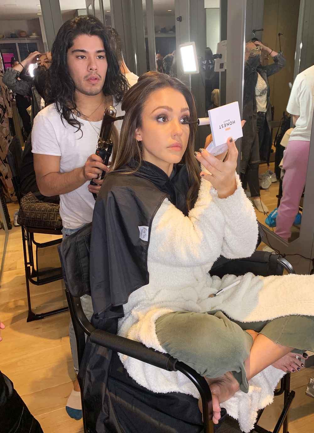 Golden Globes 2020: Jessica Alba's Afterparty Hair, Makeup Details | Us ...