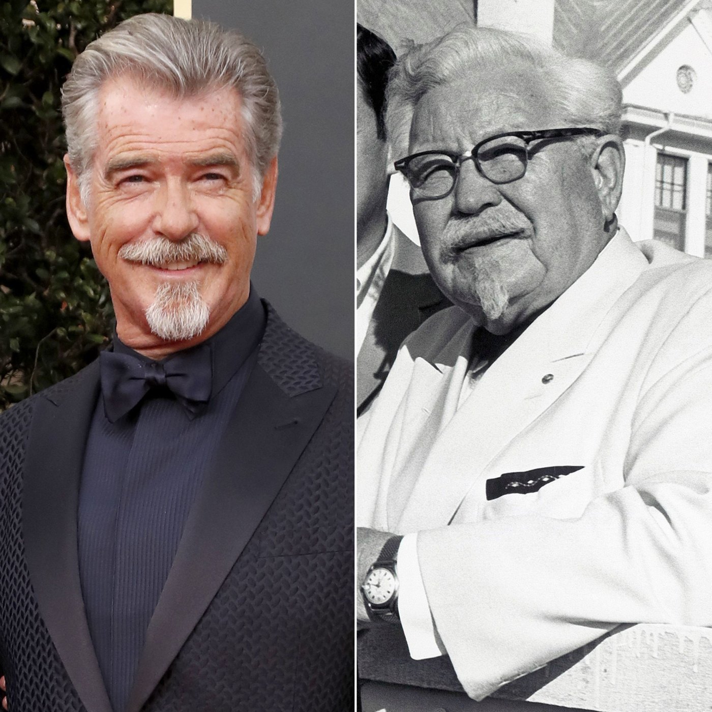 Golden Globes 2020: Pierce Brosnan Compared to KFC’s Colonel Sanders ...
