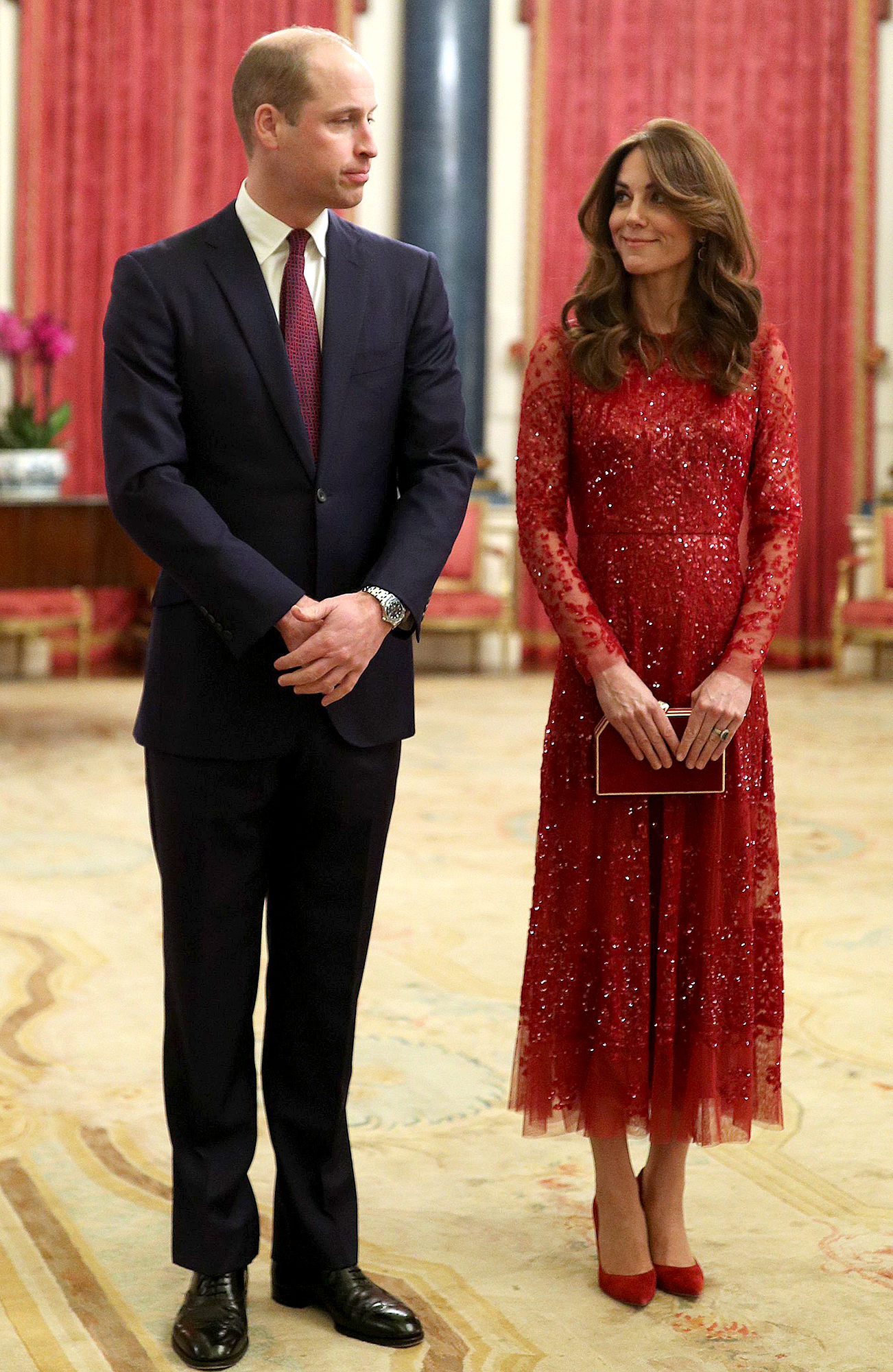 Prince William, Duchess Kate Smile at Buckingham Palace Event | Us Weekly