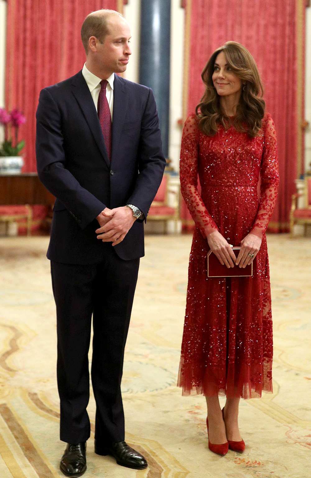 Prince William, Duchess Kate Smile at Buckingham Palace Event | Us Weekly