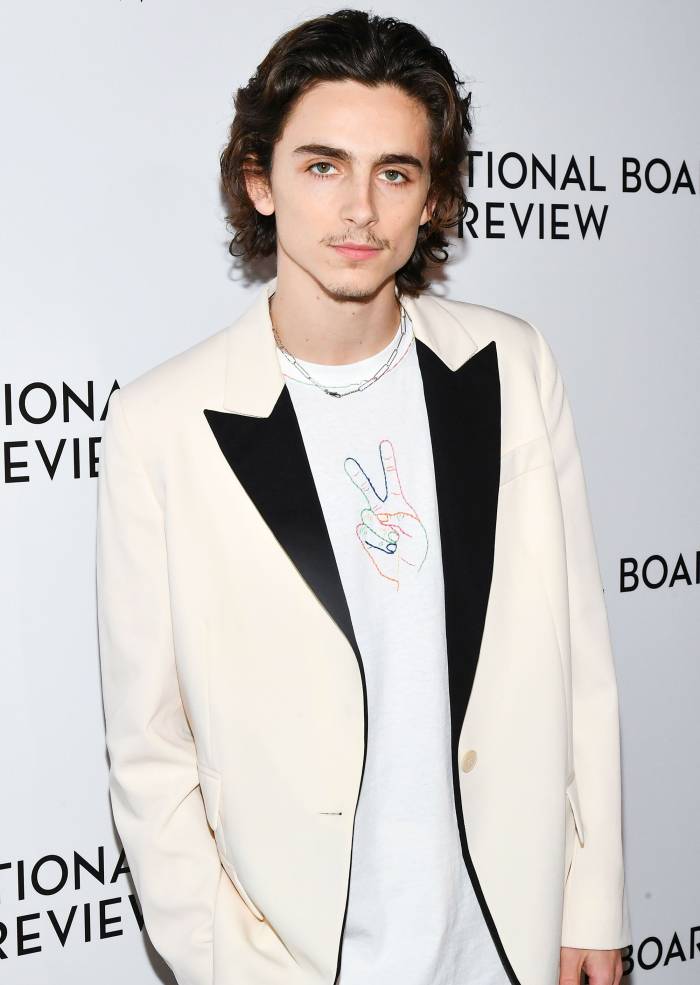 Timothee Chalamet Wears Fan’s Peace Sign Shirt on Red Carpet: Pics | Us ...