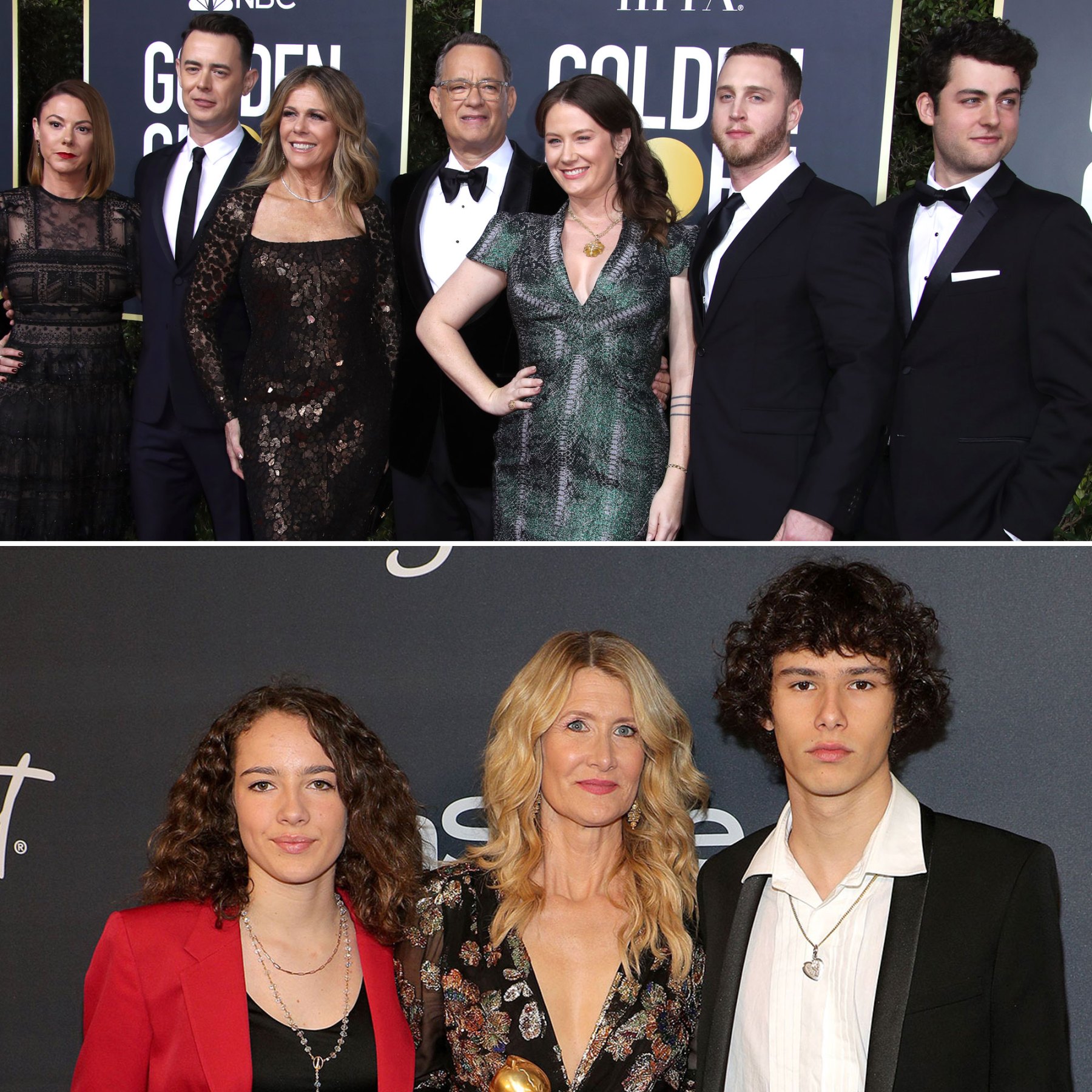 Golden Globes 2020: Celebs Bring Family Members, Pose for Pics
