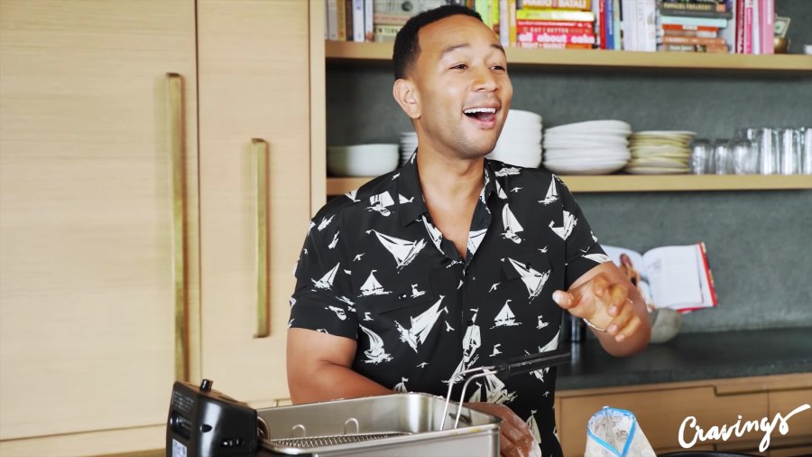 John Legend Makes His 'Legendary' Fried Chicken: Watch | Us Weekly