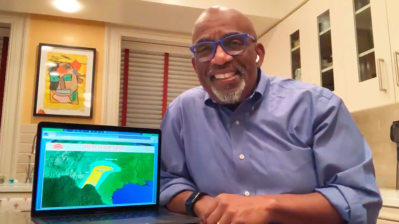 Al Roker Delivers Weather From His Kitchen Amid Coronavirus | Us Weekly