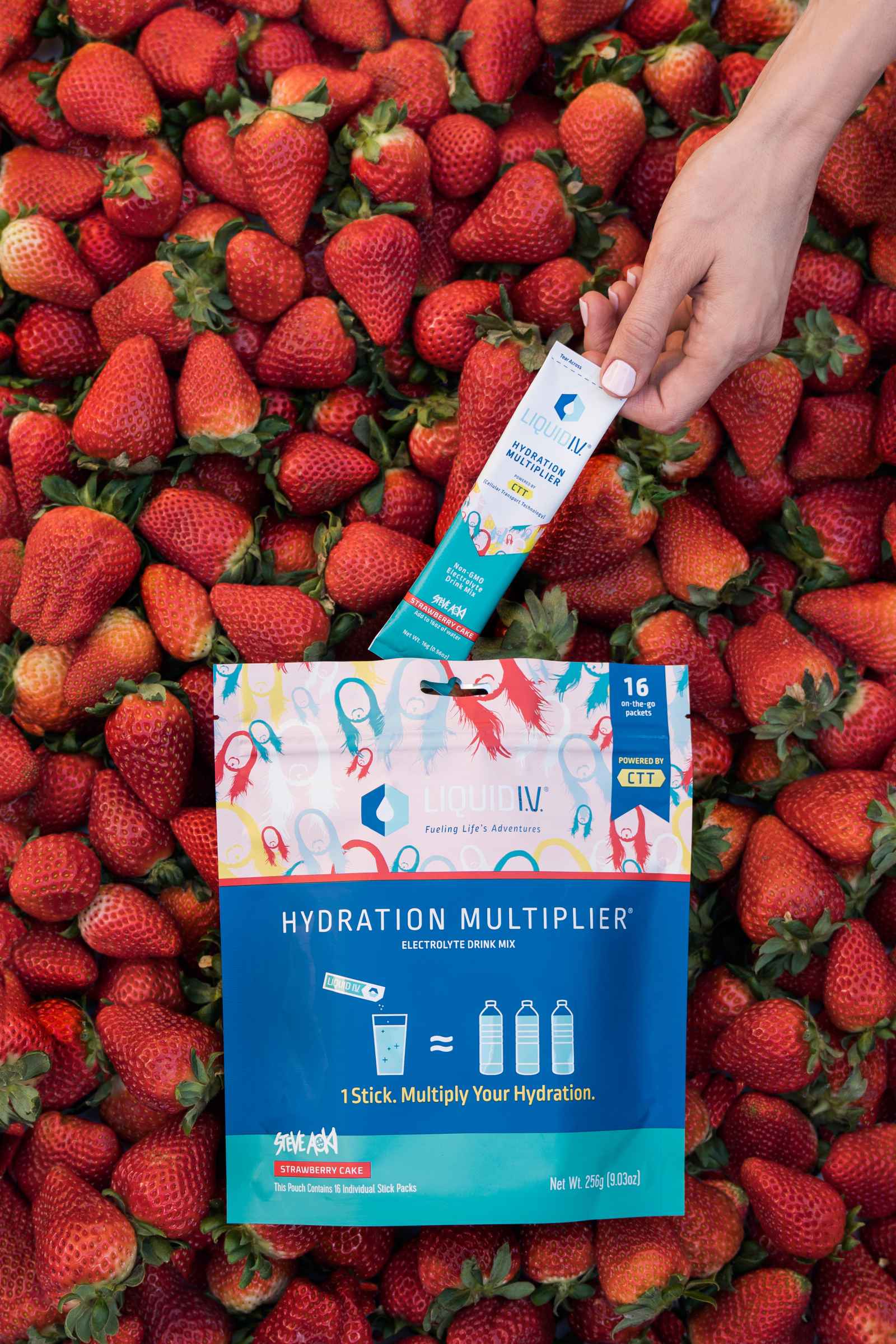 Liquid I.V., Steve Aoki Partner Up for New ‘Strawberry Cake’ Flavor ...