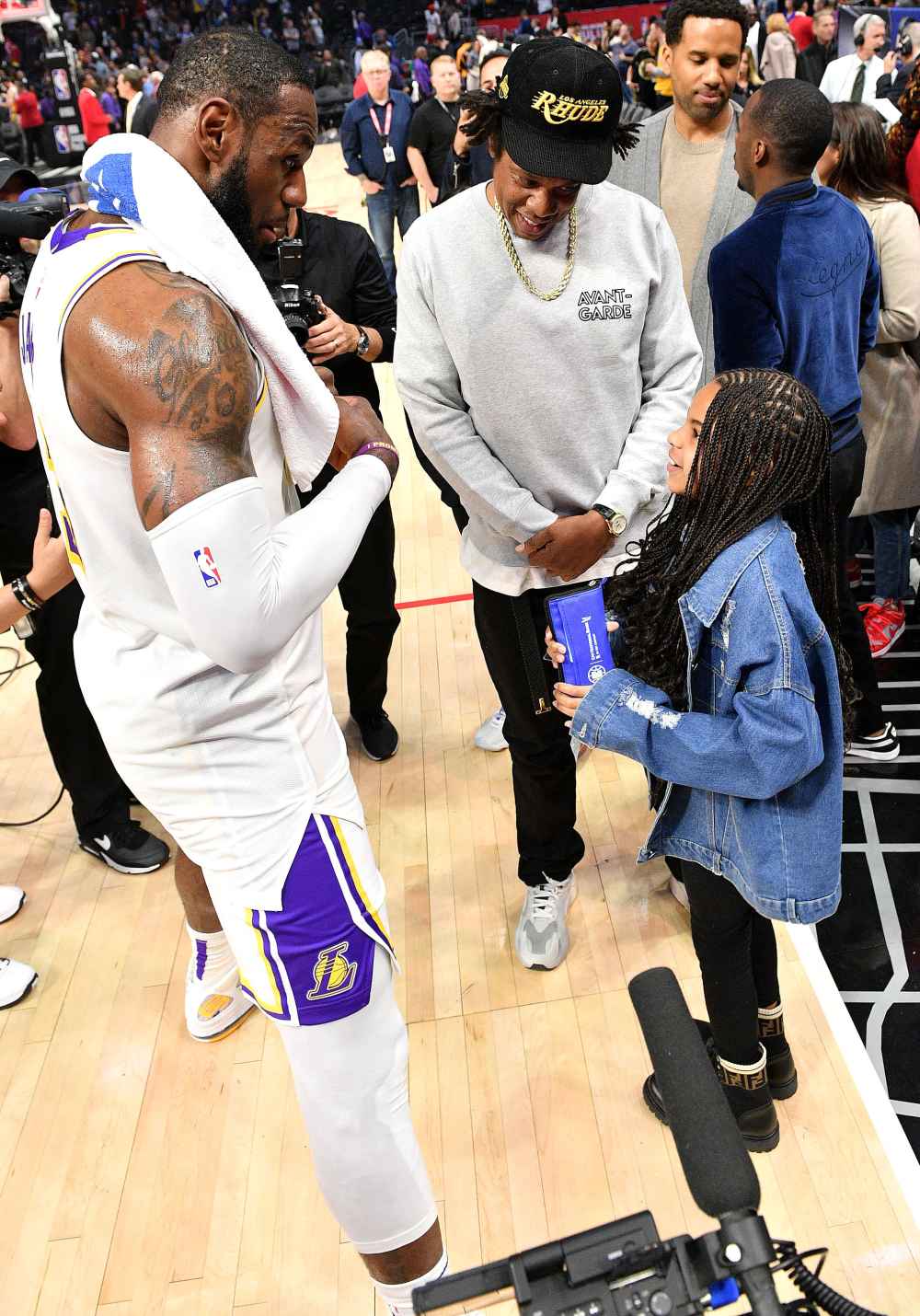 Blue Ivy Has Fun Attending NBA Game With Dad Jay-Z: Pics | Us Weekly