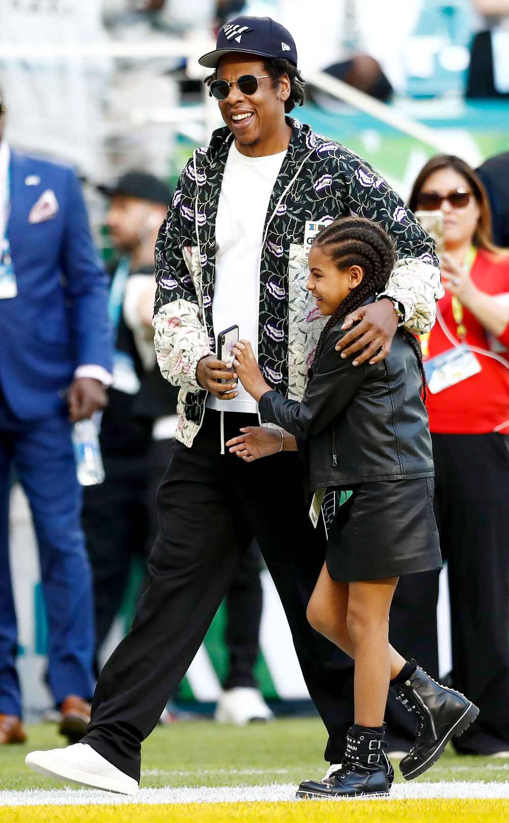 Blue Ivy Has Fun Attending NBA Game With Dad Jay-Z: Pics | Us Weekly