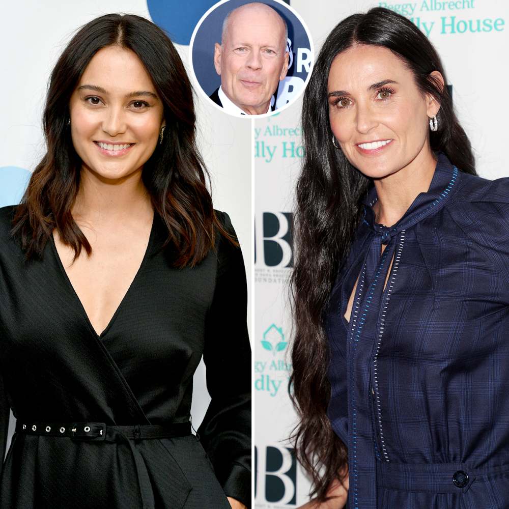 Bruce Willis, Wife Emma, Ex Demi Moore's Friendship: Pics