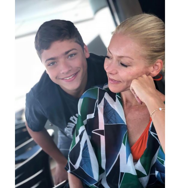 Kelly Ripa Cuts Son Joaquin's Hair While Stuck at Home in Quarantine ...