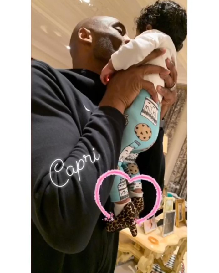 Kobe Bryant’s Sweetest Moments With Youngest Daughter Capri: Pics | Us ...